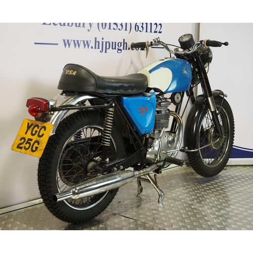 BSA B25S Starfire motorcycle. 1969. 250cc. Frame No. CC13307 B25S (V5 ...