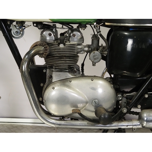 Triumph T100SS motorcycle. 1966. 500cc Frame No. 5TA H 46128 Engine No ...