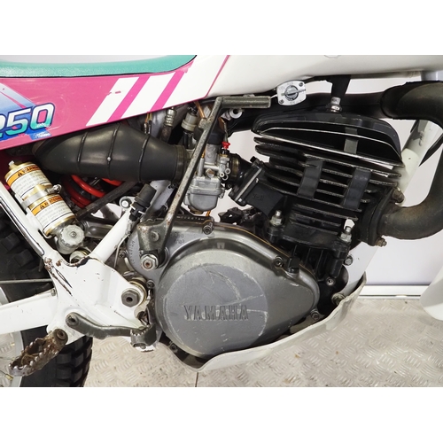 Yamaha TY 250 trials bike. 250cc Frame No. 4AJ/002212 Engine No. 4AJ ...