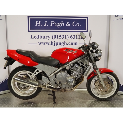 Honda CB-1 motorcycle. 1998. 398cc Vendor states engine turns over ...