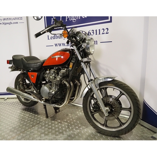 Kawasaki LTD 750 motorcycle. 1996. 750cc No battery. Reg. DWR 517W ...