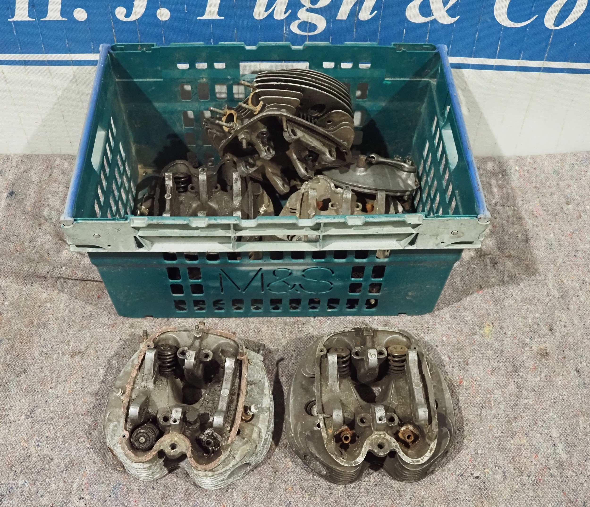 BSA A65 cylinder heads