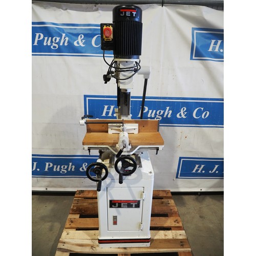 JET 719A-M hollow chisel morticer 240v, c/w bushings and 3 chisels ...