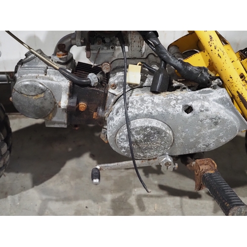 Honda Z50A mini trail monkey bike project. Frame No. Z50A-13301 Engine ...