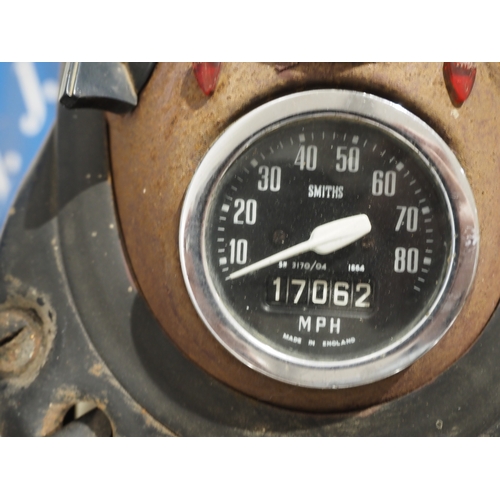 James Commodore motorcycle project. 1963. 250cc Frame No. EL25 3634 ...