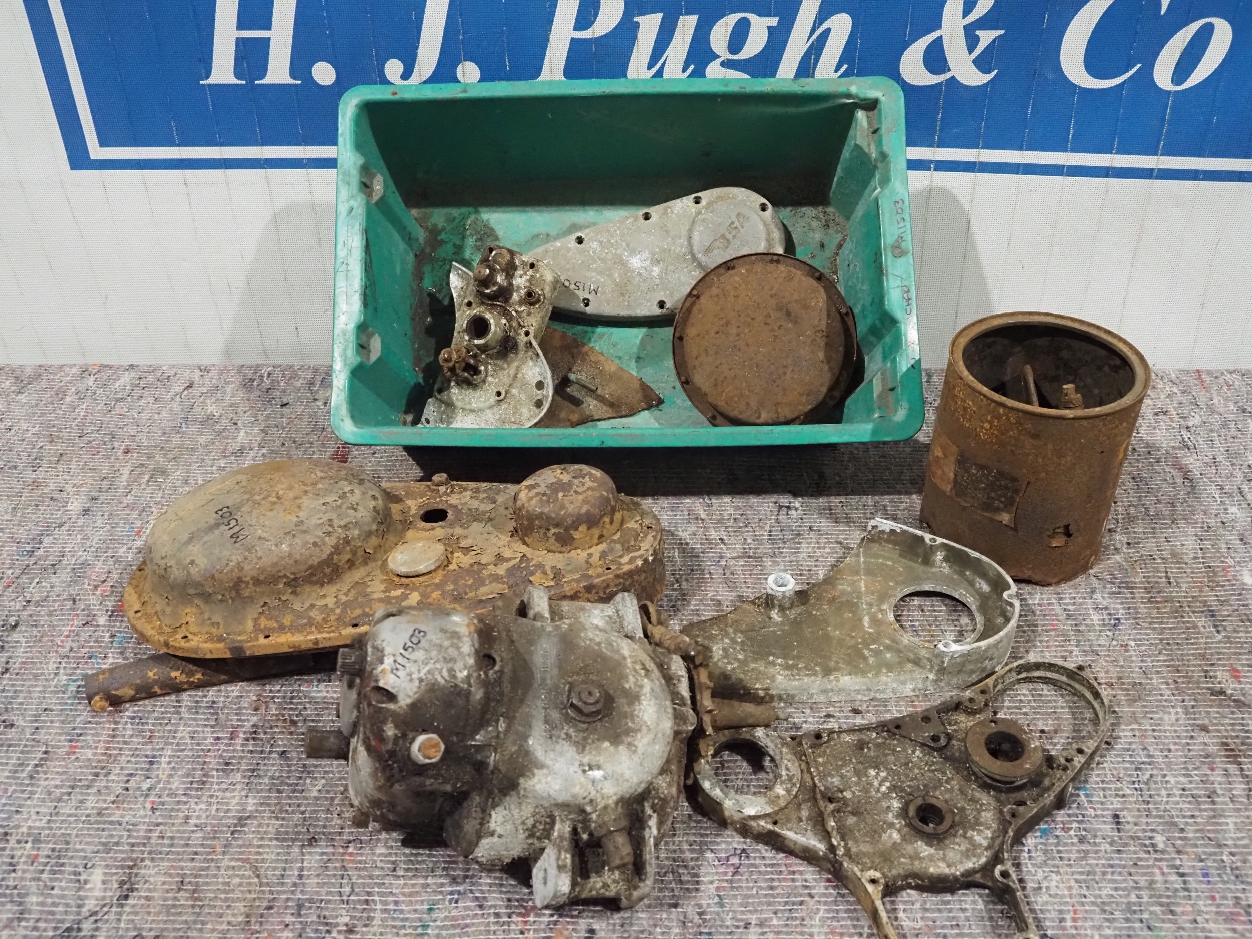 BSA gearbox and engine parts