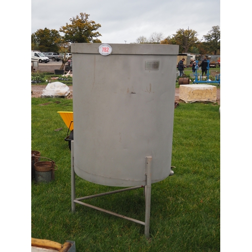 Stainless steel honey vat