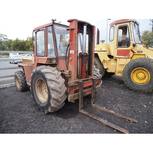 Manitou forklift. Driven 20 miles to sale site. Key in office
