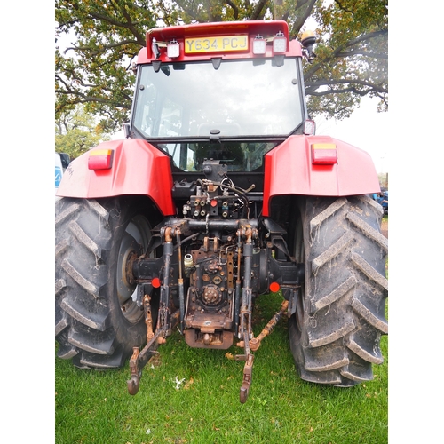 Case CS110 tractor. Runs and drives, showing 6250 hours. C/w underslung ...