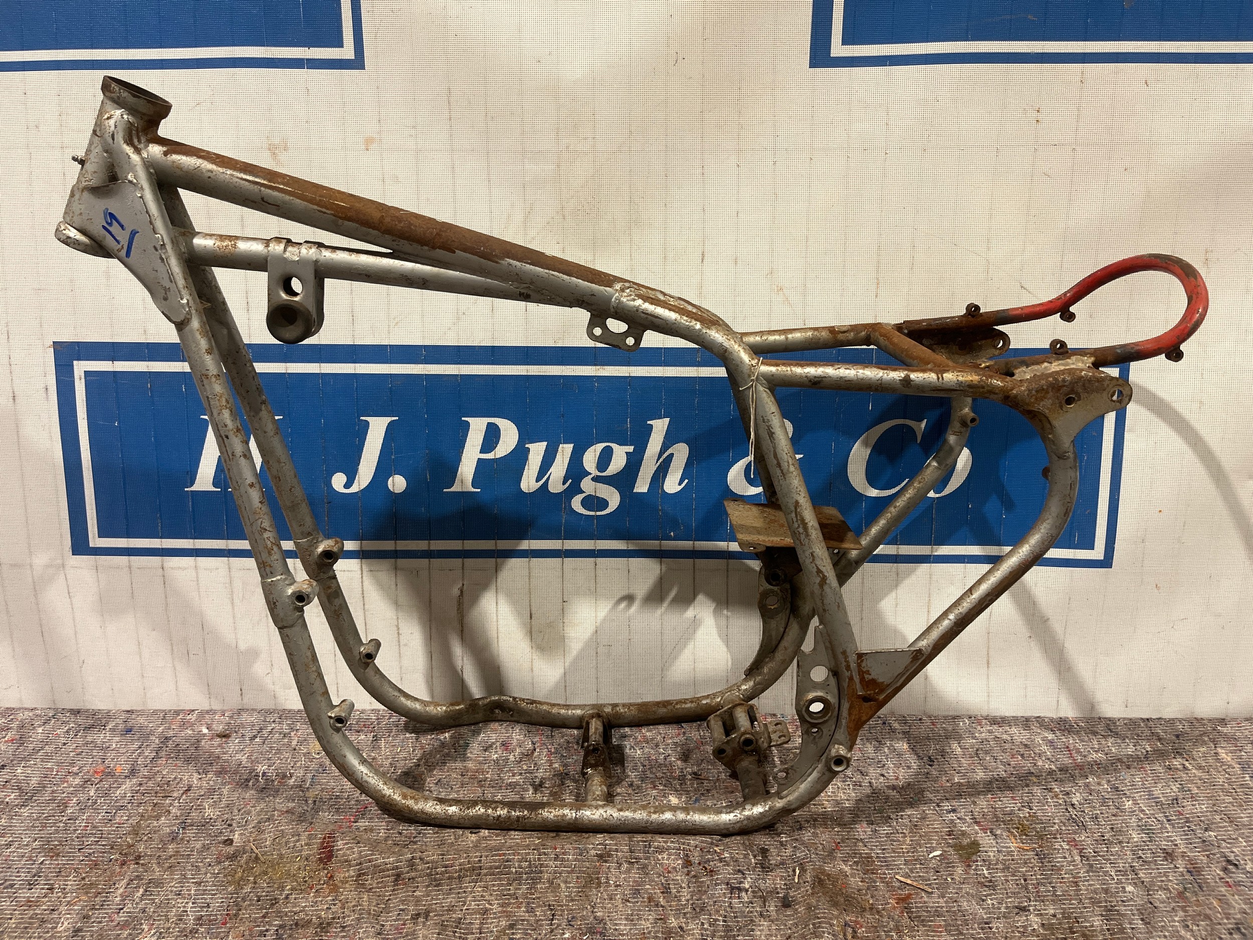 BSA frame. Frame No. EB317079