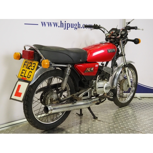 Yamaha RSX100 motorcycle. 1988. 98cc Runs and rides. Was previously ...