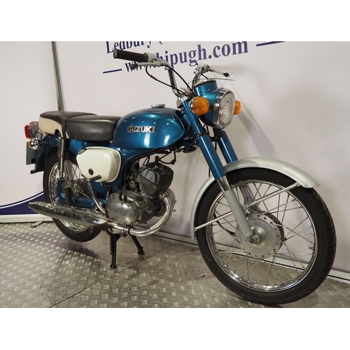 Suzuki B120 motorcycle. 1975. 118cc Runs and rides, last ridden in June ...