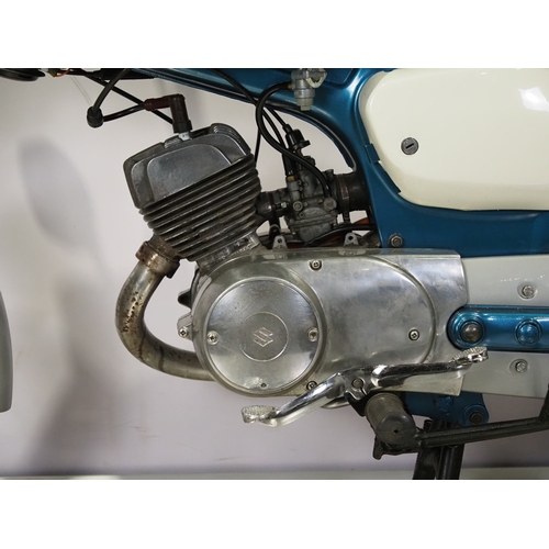 Suzuki B120 motorcycle. 1975. 118cc Runs and rides, last ridden in June ...