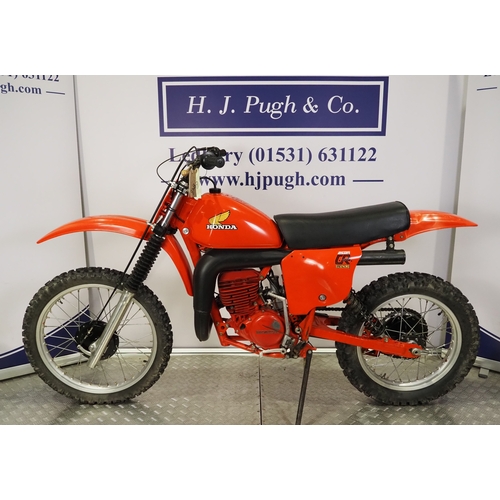Honda CR250 Elsinore motocross bike. 1979. 250cc Frame No. CR250R ...