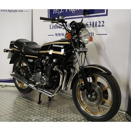 Kawasaki Z1000H motorcycle. 1980. 1015cc Frame No. KZT00H-000358 Engine ...