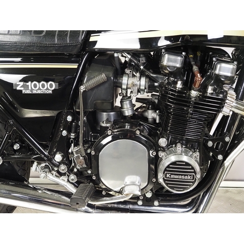 Kawasaki Z1000H motorcycle. 1980. 1015cc Frame No. KZT00H-000358 Engine ...