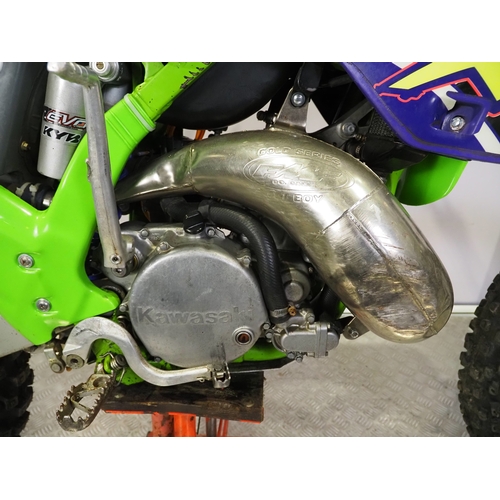 Kawasaki KX250 motocross bike. 1996. 250cc Engine No. KX250KE013975 ...