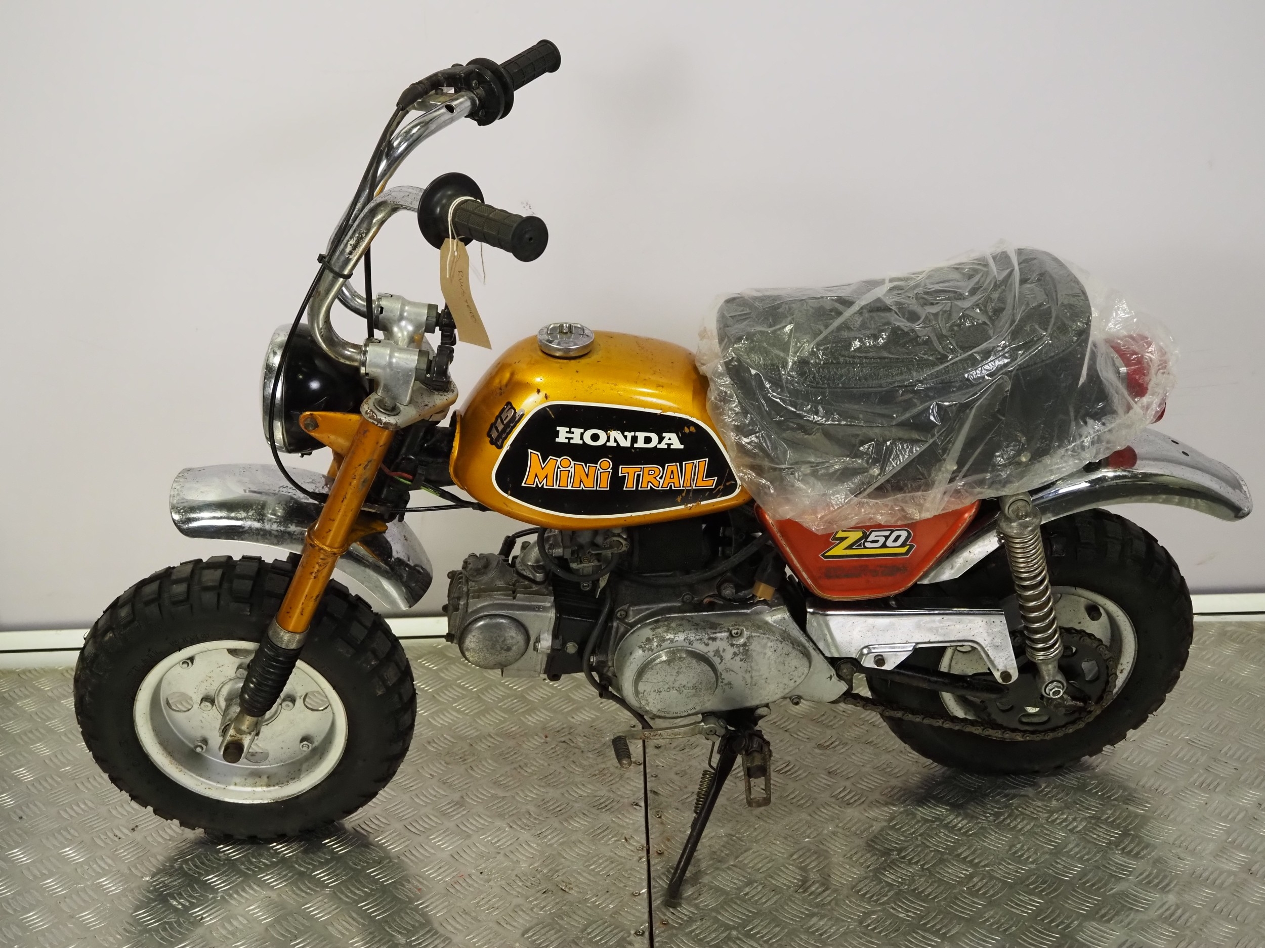 Honda Z50 Mini Trail monkey bike. Frame No. Z50A1002669 Engine No ...