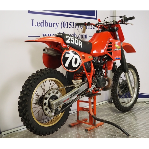 Honda CR250 motocross bike. 1983. 250cc Runs and rides. Last ridden in ...