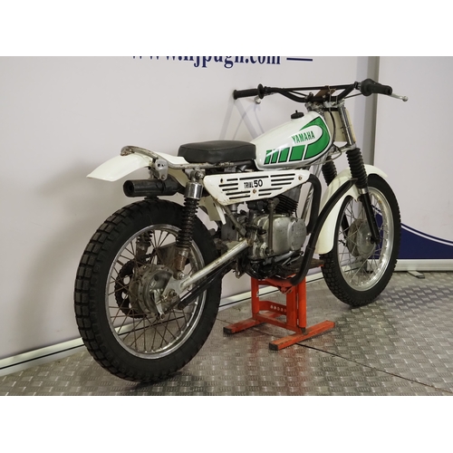 Yamaha TY 50 trials bike. 1978. 50cc Frame No. 2M9-203900 Engine No ...