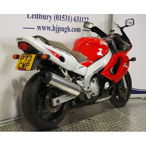 Yamaha YZF600 Thundercat motorcycle. 1997. 599cc Engine runs. Reg. P73 ...