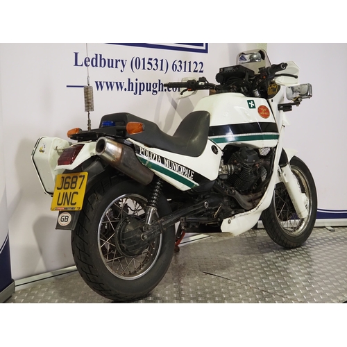 Moto Guzzi NTX Italian Police motorcycle. 1992. 744cc Vendor states ...
