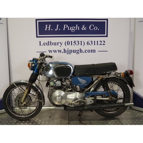 Honda Sachs CB160 motorcycle project. 1967. Frame No. CB160-1010840 ...