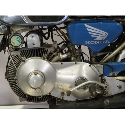 Honda Sachs CB160 motorcycle project. 1967. Frame No. CB160-1010840 ...