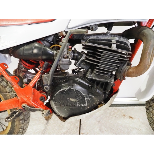 Yamaha TY250 trials bike. 246cc Frame No. 59N-000965 Engine No. 59N ...