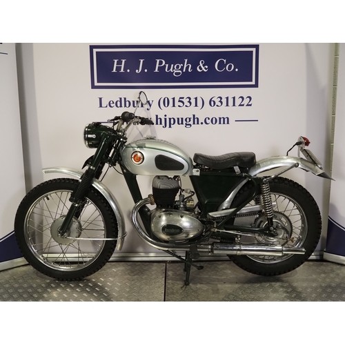 Francis Barnett Falcon motorcycle. 1960. 250cc Frame No. BBC14797 ...