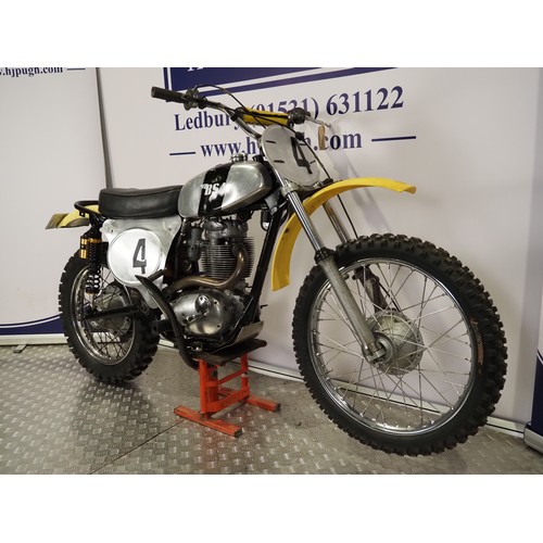 BSA B50 motocross bike. 1971. 499cc Frame No. B50T/HE15251 Engine No ...