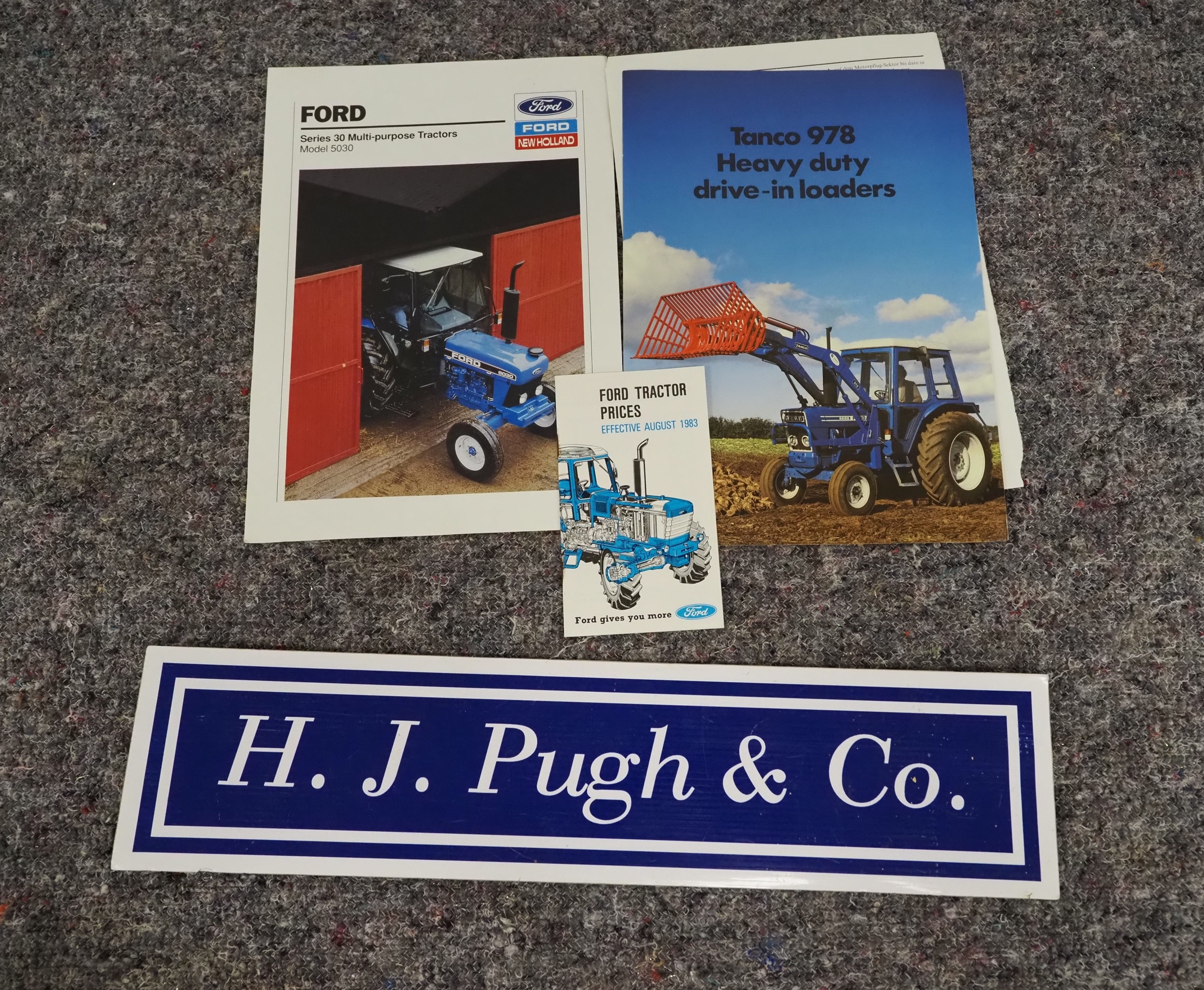 Ford New Holland series 30 brochure, Tanco 978 loader brochure and Ford ...