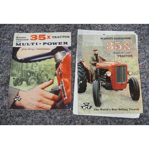 Massey Ferguson 35X Multipower brochure and Massey Ferguson 35X brochure