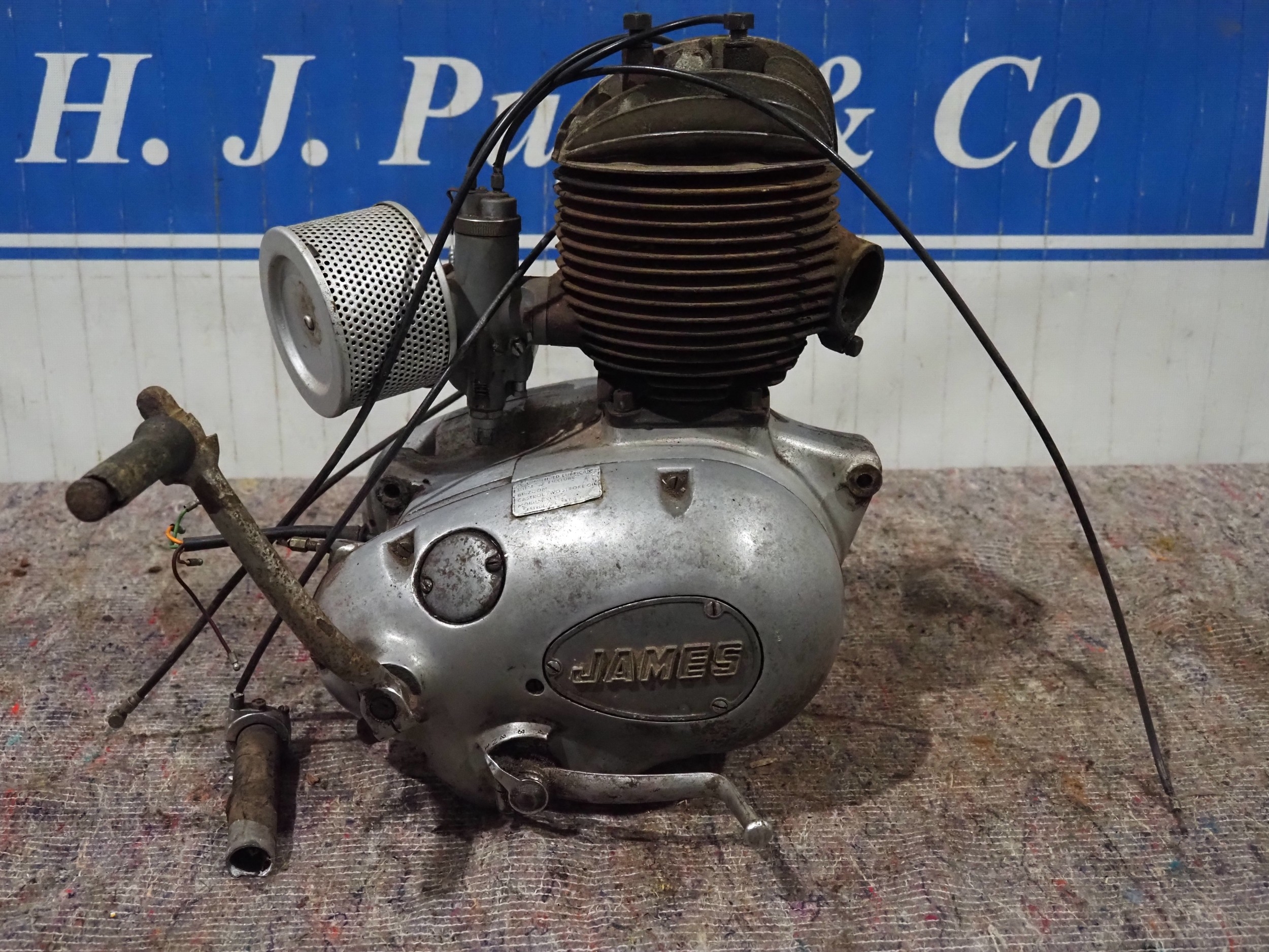 James 197 20T engine . Engine No. 20T 6315