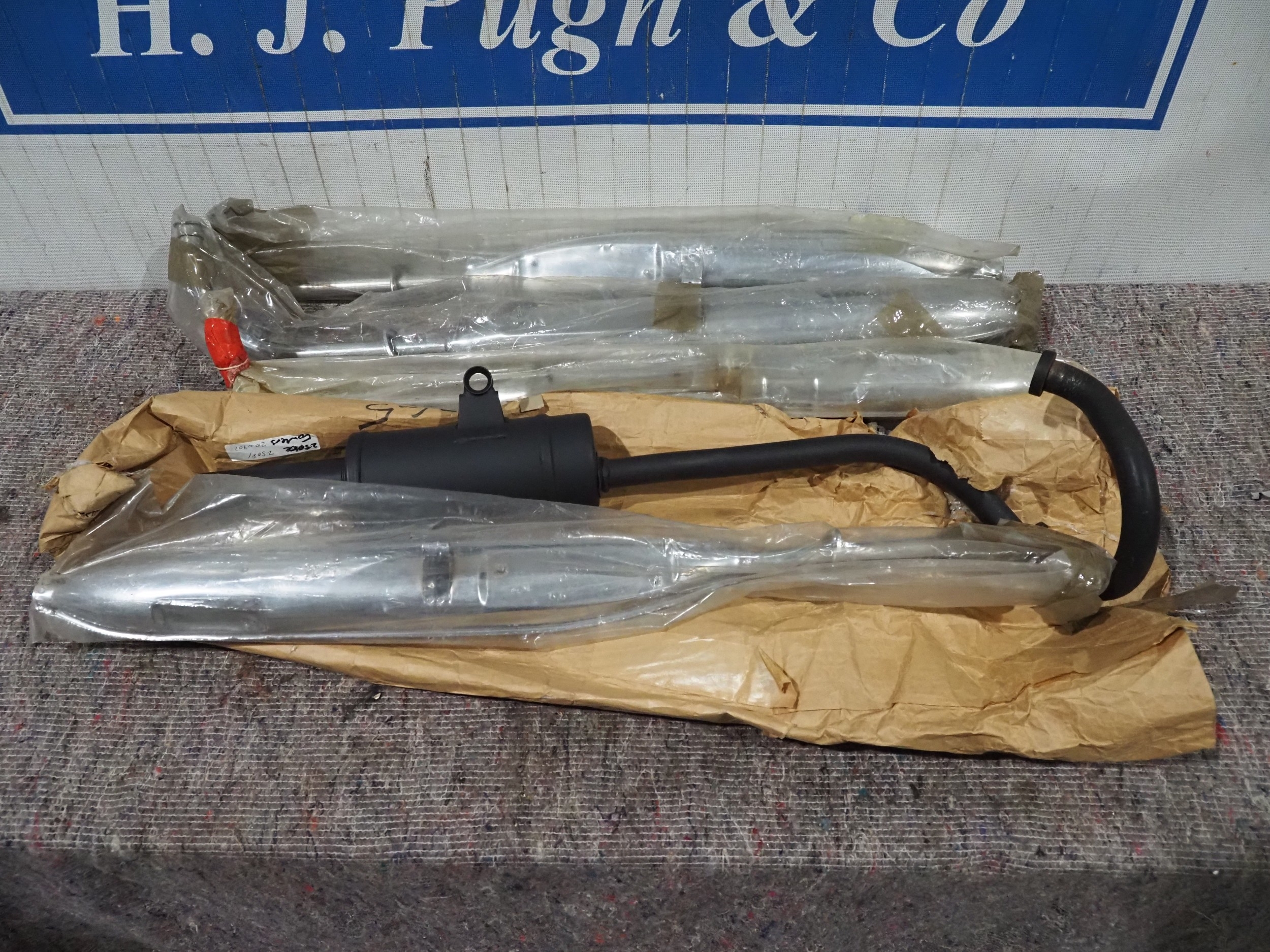 Various new exhausts to include Honda step-thru and Suzuki quad