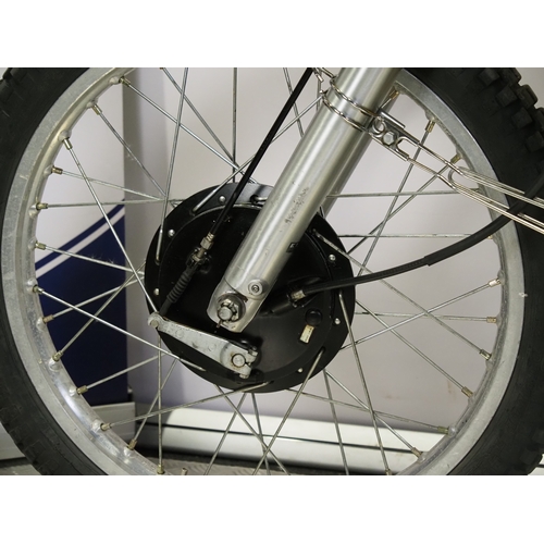 Yamaha DT400 motorcycle. 1978. 397cc Engine turns over with compression ...