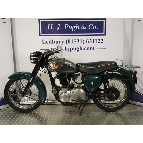 BSA B31 motorcycle. 1959. 350cc Frame No. FB313123 Engine No. GB312365 ...
