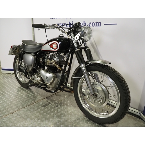 Tribsa 650 motorcycle. 1958. 650cc Frame No. FB311914 Engine No ...