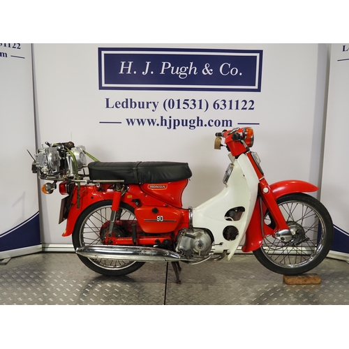 Honda C90 moped. 1979. 90cc Runs and rides, clutch slips. Comes with a ...