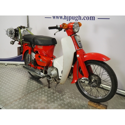 Honda C90 moped. 1979. 90cc Runs and rides, clutch slips. Comes with a ...