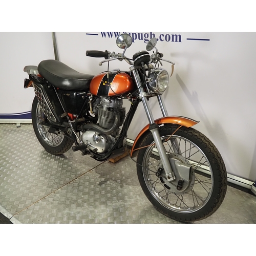 BSA B50 motorcycle. Frame No. B50SS/EE12365 Engine No. B50SS/EE12365 ...