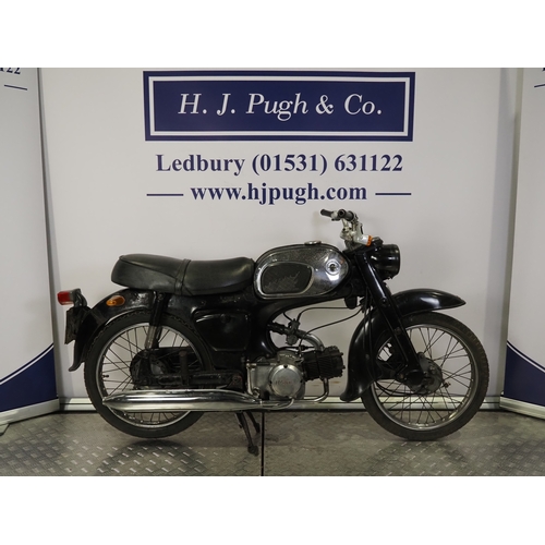 Honda CA110 motorcycle. 1965. 90cc Engine No. C200E-120486 Engine turns ...