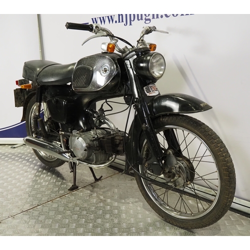 Honda CA110 motorcycle. 1965. 90cc Engine No. C200E-120486 Engine turns ...