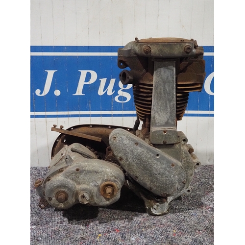 BSA M22 OHV Sports engine parts with gearbox. 1937. 500cc Engine No ...