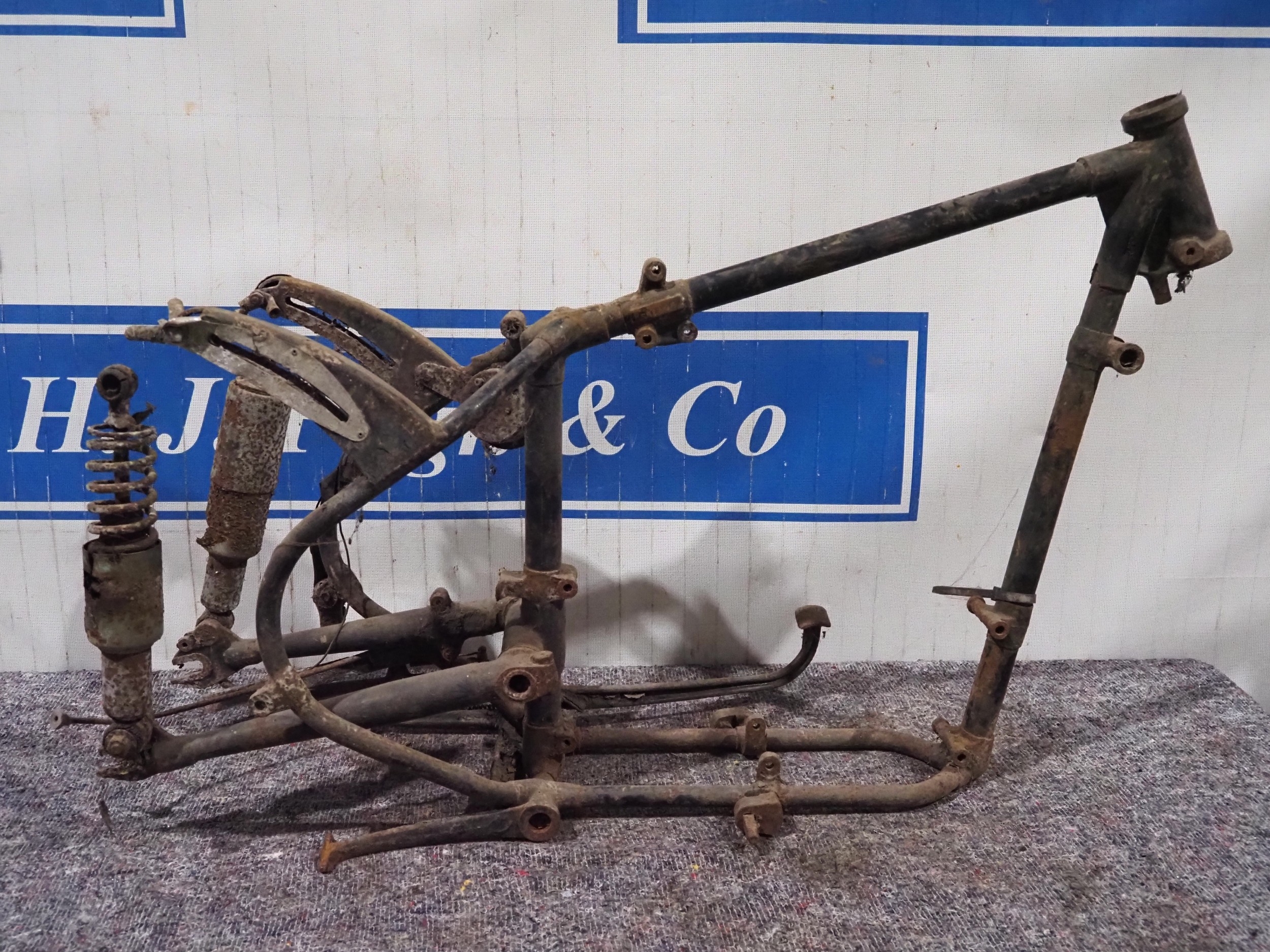 Velocette frame, No. RS12699