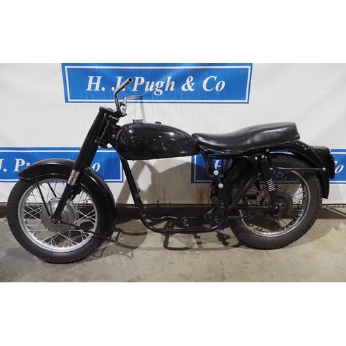 BSA B31 rolling chassis. Frame No. EB1 7836 No docs