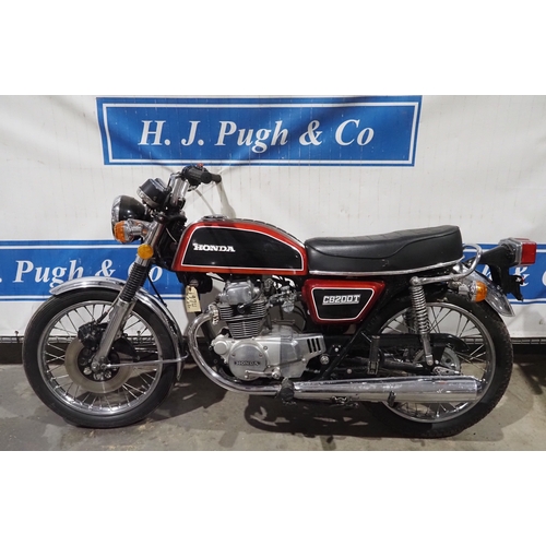 Honda CB200T motorcycle. 1974. 200cc. This bike is being sold as spares ...