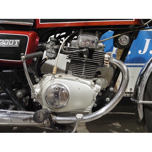 Honda CB200T motorcycle. 1974. 200cc. This bike is being sold as spares ...