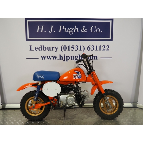 Honda Z50R monkey bike. 1986. 50cc Frame No. JH2AB0204GS707832 Engine ...
