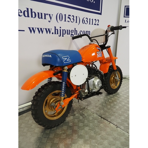 Honda Z50R monkey bike. 1986. 50cc Frame No. JH2AB0204GS707832 Engine ...
